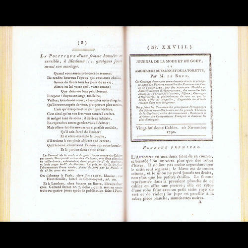 Cabinet des Modes -Journal de la Mode et du Goût - Réunion de 104 livr