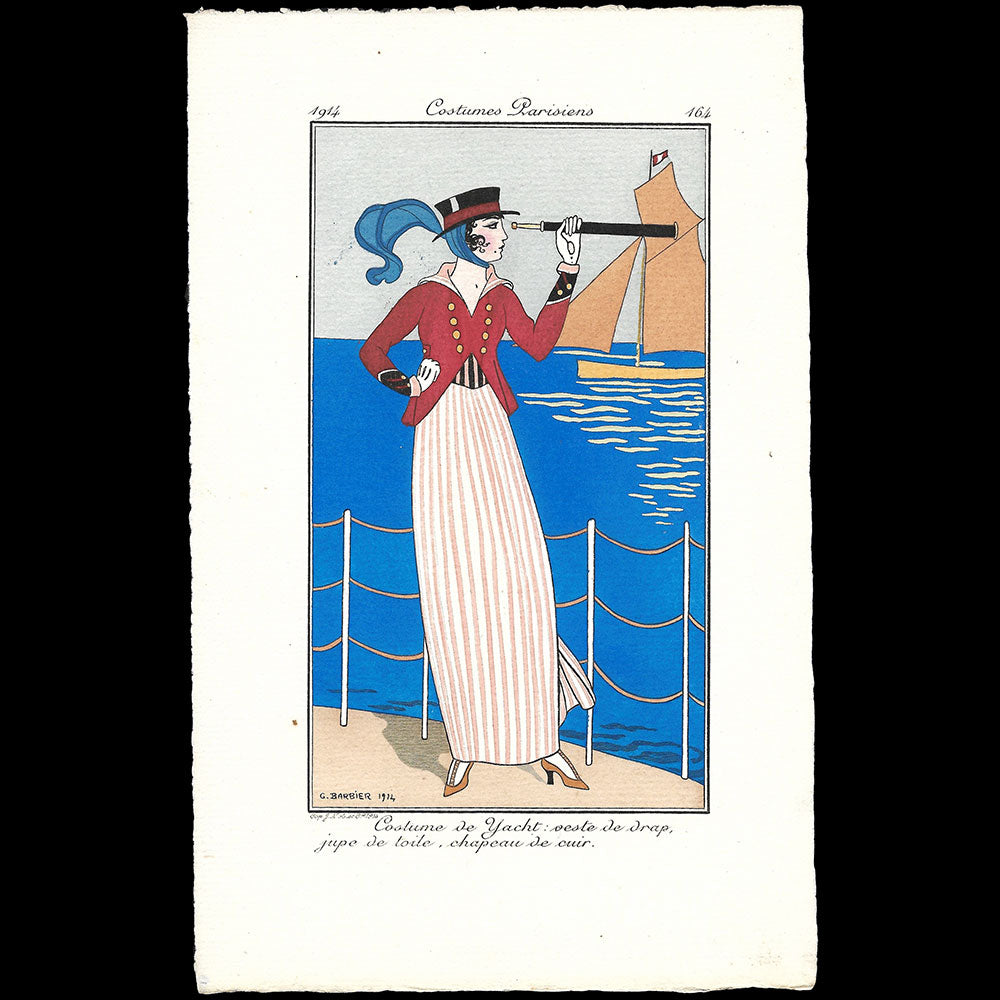 Journal des Dames et des Modes, Costumes Parisiens - Costume de Yacht,