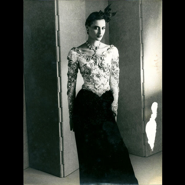 Collection Automne-Hiver 1983 de Chanel, ensemble de 4 photographies d