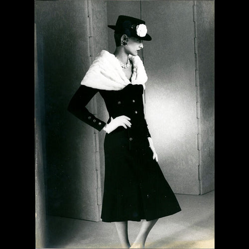Collection Automne-Hiver 1983 de Chanel, ensemble de 4 photographies d