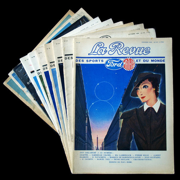 Paul Iribe - Gabrielle Chanel - La revue des sports et du monde Ford Mathis