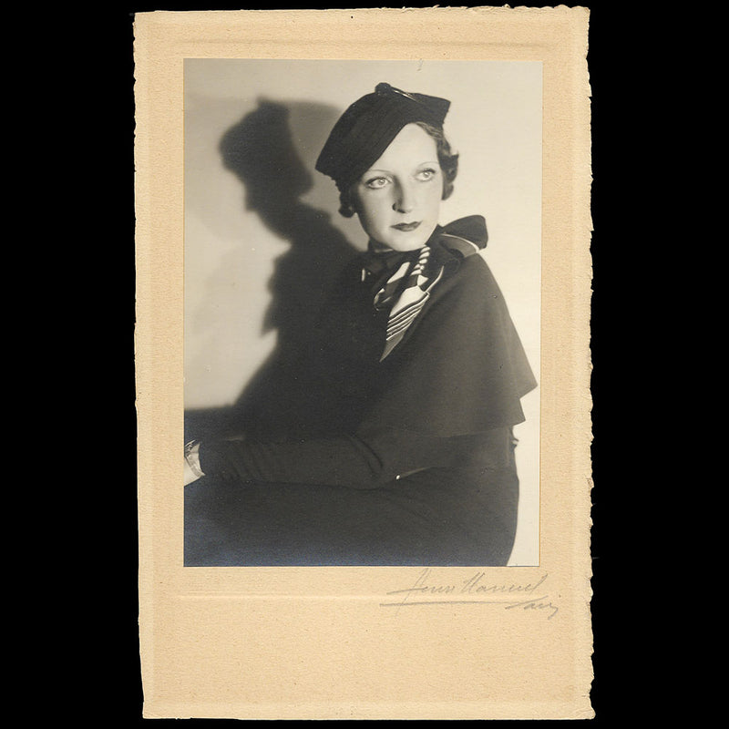 Henri Manuel - Portrait du mannequin Henriette (circa 1925-1930)